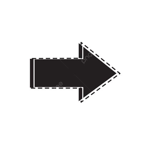 Right Arrow Vector Art Png Right Doodle Arrow Vector Sign Arrow