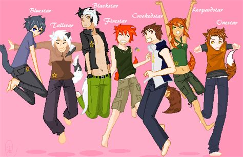 Lift Off ~humanized Warrior Leaders By Runtyiscute1999 Warrior Cat