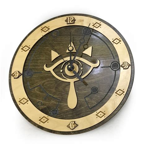 Reloj De Pared Legend Of Zelda Sheika Eye De 115 Pulgadas Etsy España