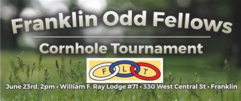 Franklin Matters Franklin Odd Fellows Cornhole Tournament June 23