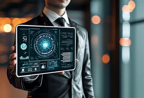 Digital Technology Uses Tools For Efficient Data Management And Business Decisionmaking With Ai