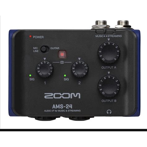 Zoom Ams 24 Audio Interface And Streamer