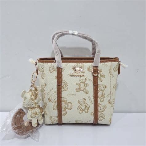 Jual Guoo Bear Original Gu8025 Tote Bag Wanita Tas Bangkok Ttwnbear