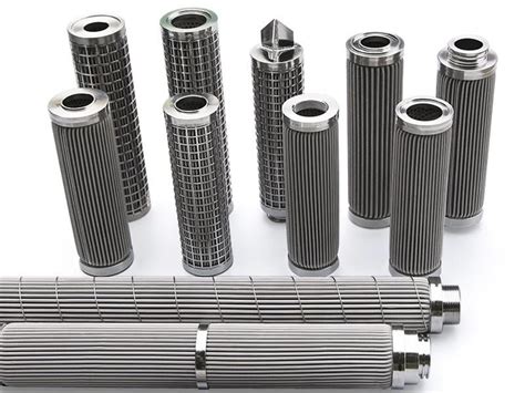 Filter Elements Pleated Sintered Wedge Wire And Oil Filter