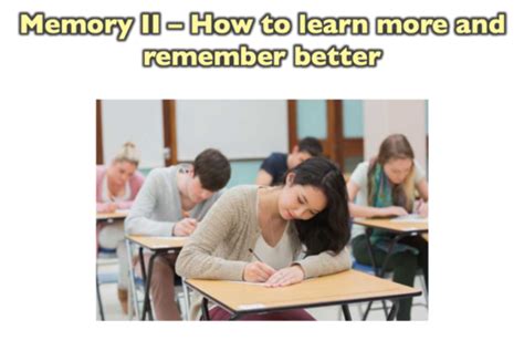 Memory II Flashcards Quizlet