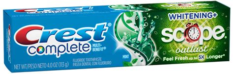 Crest Extra White Plus Scope Outlast Toothpaste Long Lasting Mint 4 Oz Medshopexpress