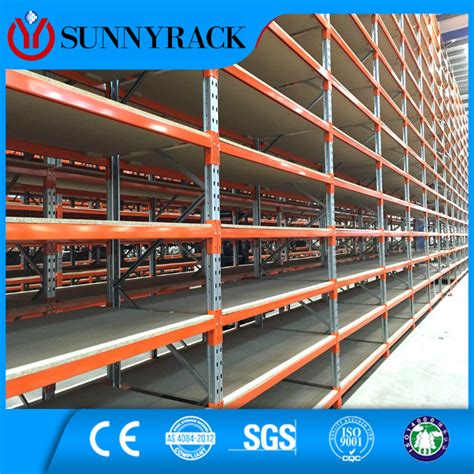 Medium Duty Stacking Rack Warehouse Storage Long Span Shelving System