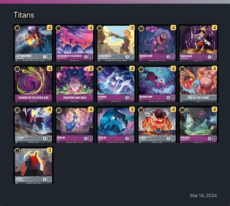 Titans Lorcana Deck • Lorcanagg