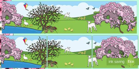 Spring Aistear Small World Background