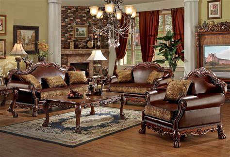 Elegant Traditional Style Living Room Set For Timeless Home Ambiance