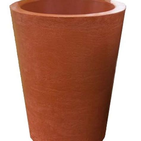 Vaso Planta 50x40 Redondo Cônico Polietileno Terracota 016 Leroy Merlin