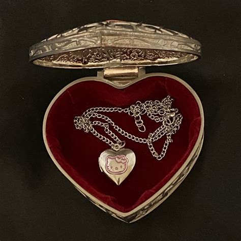 Hello Kitty Locket Red Aesthetic Loving Him Was Red Red