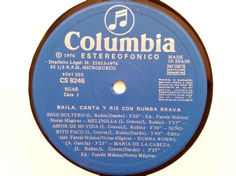 Vinilos Chile Flamenco Fusión Rumba Brava Baila Canta Y Rie Con