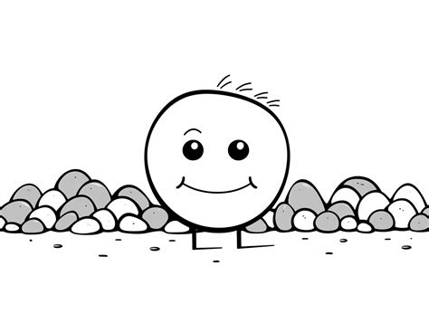 Printable Pebbles To Color Coloring Page