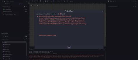 Godot Apk Build Not Installing On My Android Device Godot Forums