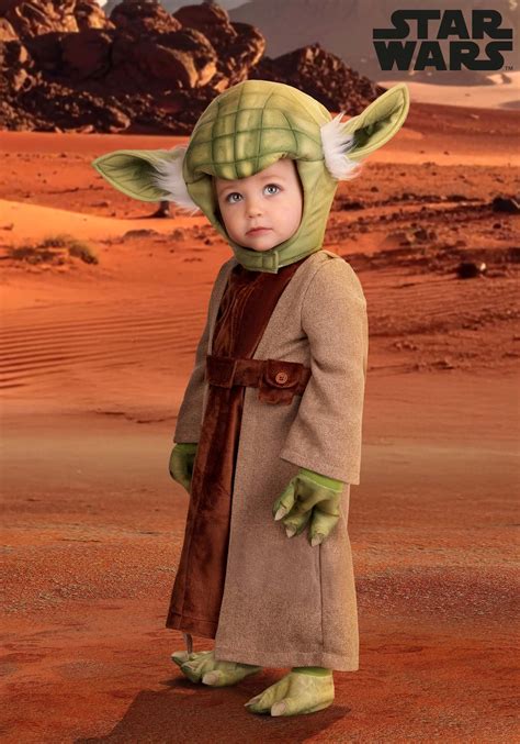 Deluxe Hooded Star Wars Infant Yoda Costume Star Wars Costumes