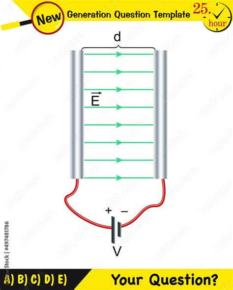 Physics Parallel Plate Capacitor In Circuit Capacitors Circuit