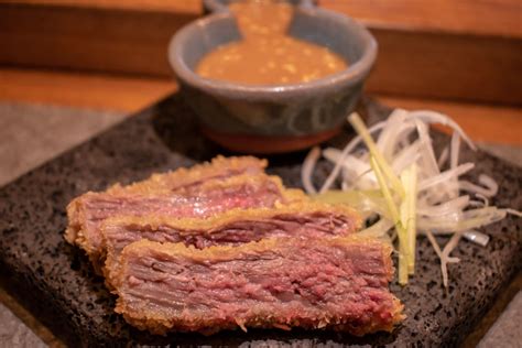 Naga Imo Foie Gras With Japanese Yam Tofu And Deep Fried Wagyu From Sgs 1st Omakase And Izakaya