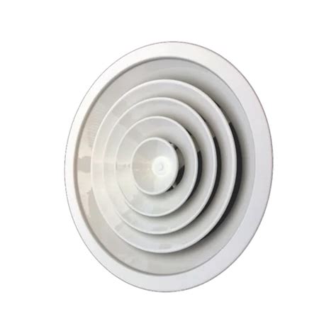 Powder Coated Round Air Diffuser Aluminium Shape Circularround At