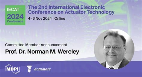 Actuators Mdpi On Linkedin Iecat2024 Smartmaterialsandstructures