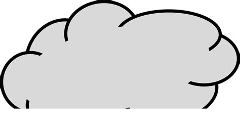 Gray Cloud Clipart