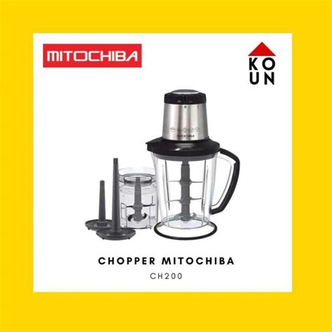 Promo Food Chopper Mitochiba Magic Chopper Ch 200 Food Processor