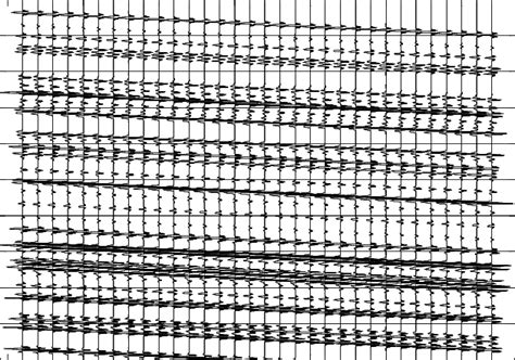 Shifted Versions Of The Seismic Trace That The Observed Seismic Trace