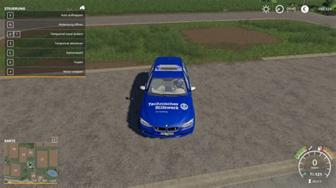 Ls19 Thw Skin Für Den Bmw 318d V 1 Feuerwehr Mod Für Landwirtschafts Simulator 19