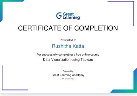 Datavisualization Tableau Greatlearning Continuouslearning