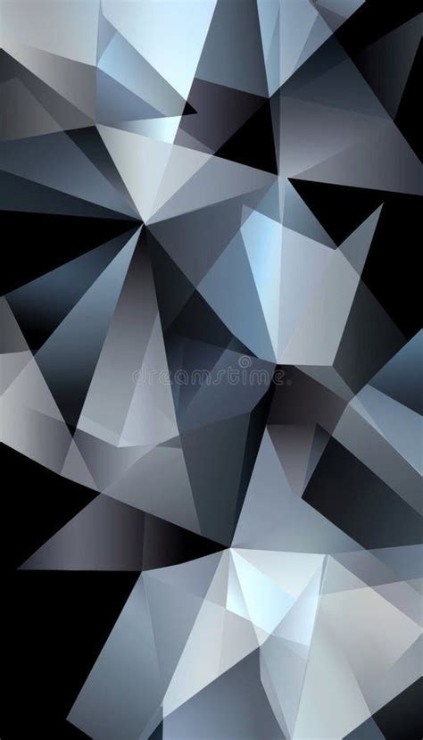 Abstract Background Geometric Shapes Modern Design Triangular Pattern Digital Art Stock
