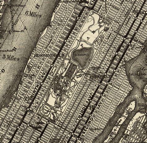 Map Of New York City Brooklyn And Vicinity 1885 — Vitali Map Co