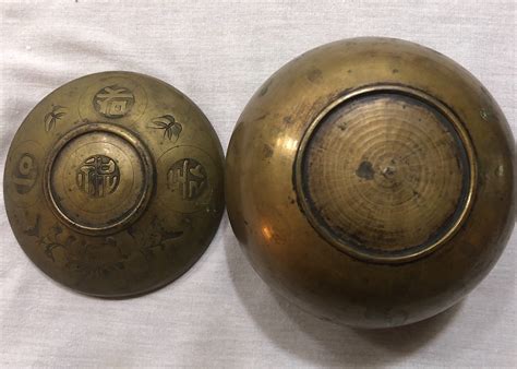 Anyone Recognise This Type Of Chinese Brass Bowl Antiques Board