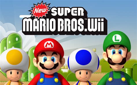 New Super Mario Bros Wii Wallpapers Wallpaper Cave