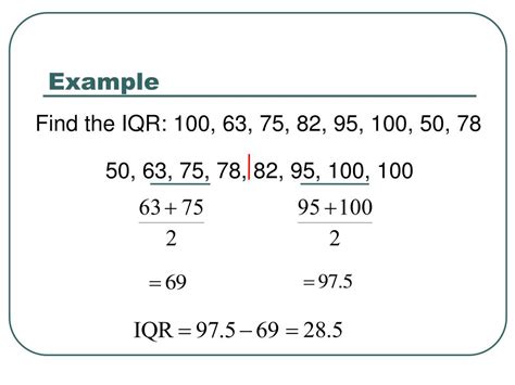 Ppt Measures Of Central Tendency Dispersion Iqr And Standard Deviation Powerpoint