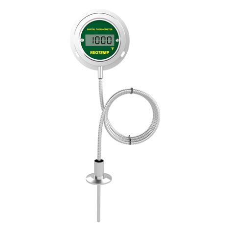 Digital Remote Reading Thermometer With Sanitary Reotemp Instruments
