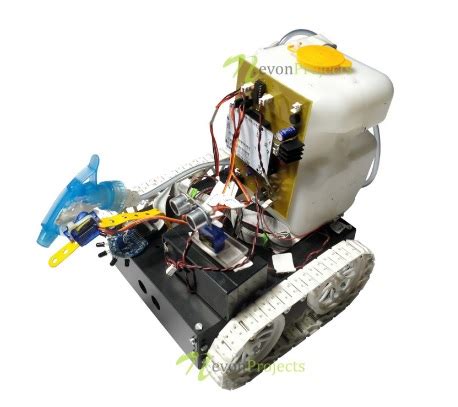 Arduino Based Autonomous Fire Fighting Robot Project