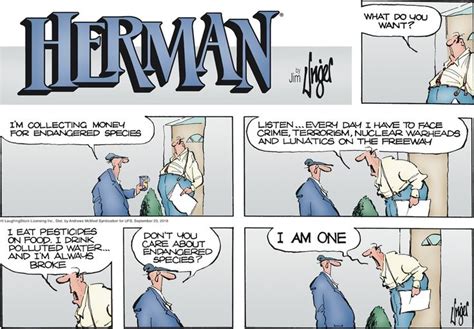 Herman By Jim Unger For September 23 2018 Gocomics Herman Comic Comic Strips Herman