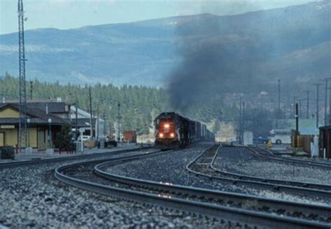 Slide Train Railroad Sp Southern Pacific Truckee California 1994