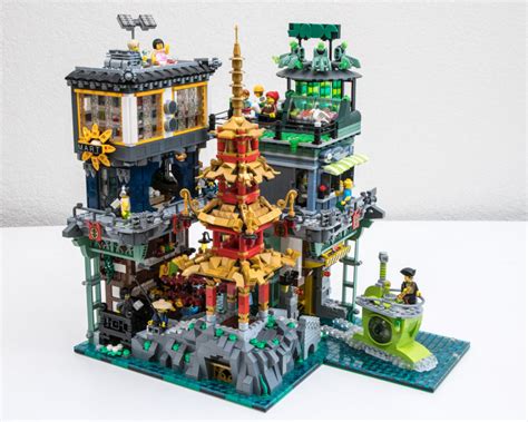 Die LEGO Ninjago City wächst weiter an: Pagoda Park - zusammengebaut