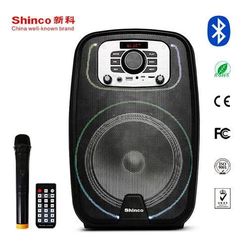 Shinco Top Supplier Portable Bluetooth Boombox Speaker With Hd Sound