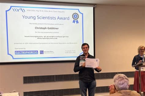 Christoph Gstöttner Received The Young Scientist Award Cpm