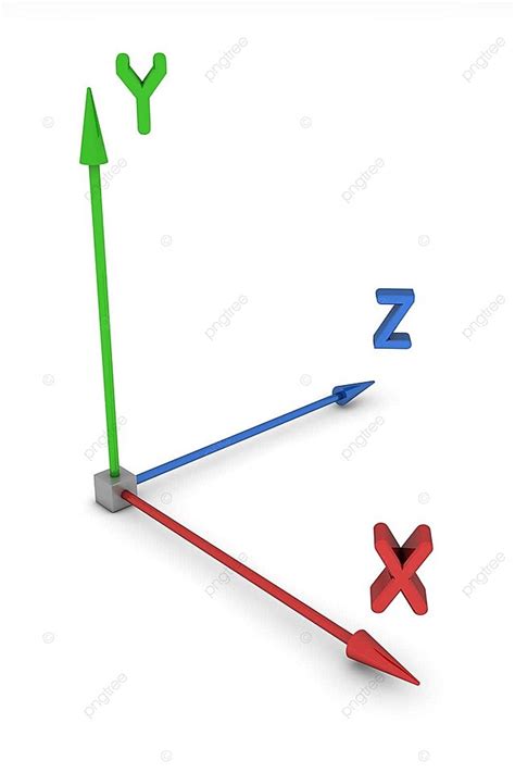 3d Space Coordinate System Xyz Coordinate Chart Rendered Photo