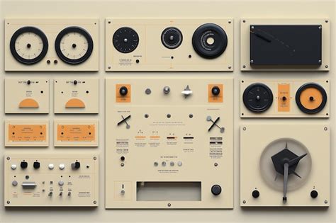 Power Gauge Ui Elements Kit Premium Ai Generated Image