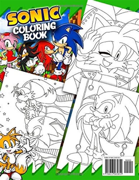 Sonic Coloring Book Sonic Coloring Book With Exclusive Unofficial