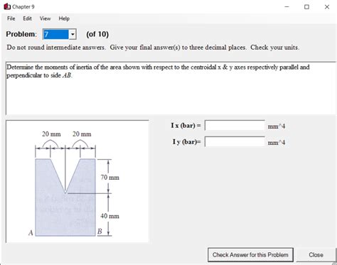 solved chapter 9 х file edit view help problem of 10 do