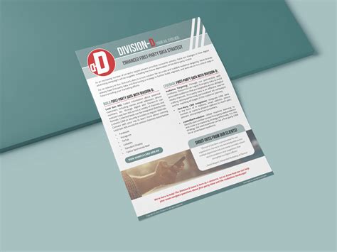 Enhanced First Party Data Strategy Division D