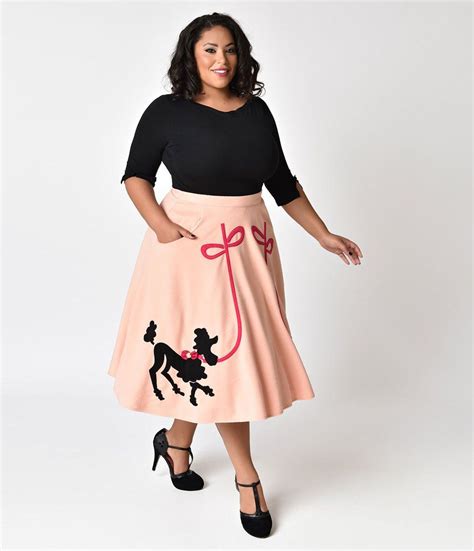 Plus Size Poodle Skirt Pattern Np