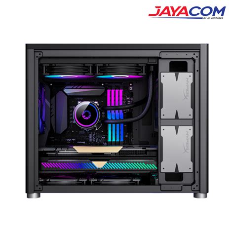 Invasion M Atx 5200c Gaming Casing Chassis With 3 Argb Fan Black White