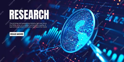 Premium Psd Research Landing Page Design Background