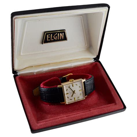 Elgin Mid Century Watch All Original With Original Box 1950s Or 60s